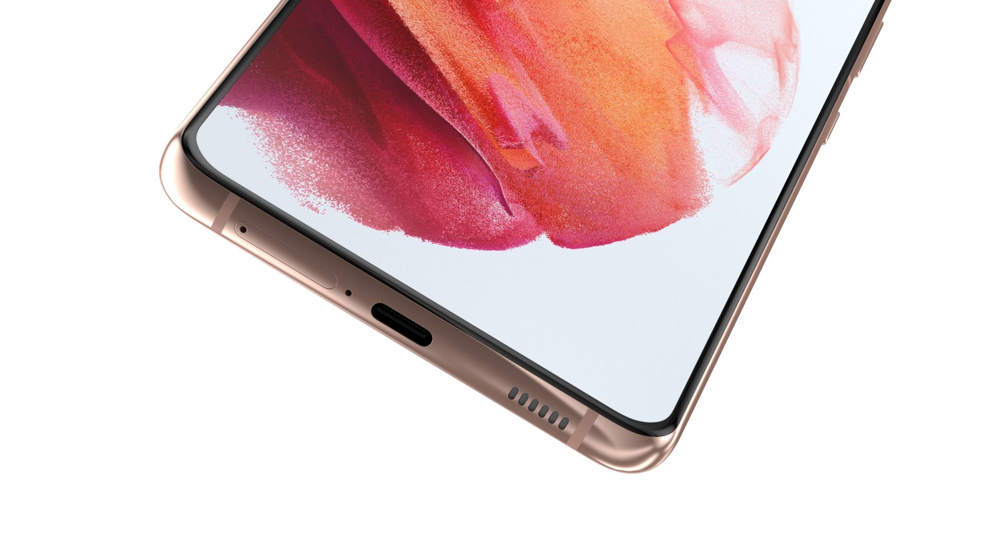Samsung Galaxy S21 Plus Phantom Gold 3D Model - TurboSquid 1718063