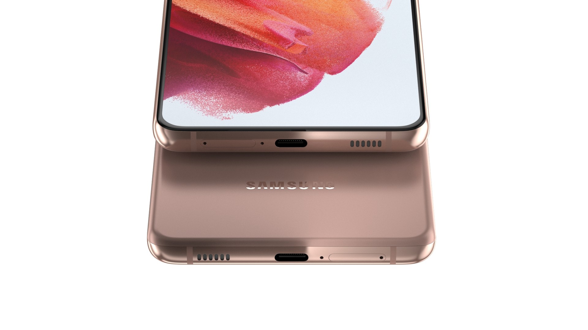 Samsung Galaxy S21 Plus Phantom Gold 3D Model - TurboSquid 1718063
