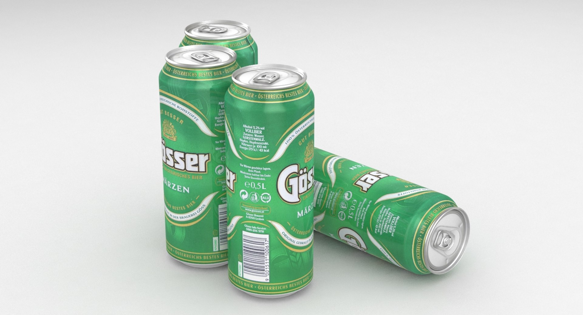 Beer Gosser Marzen 3D Model - TurboSquid 1161349