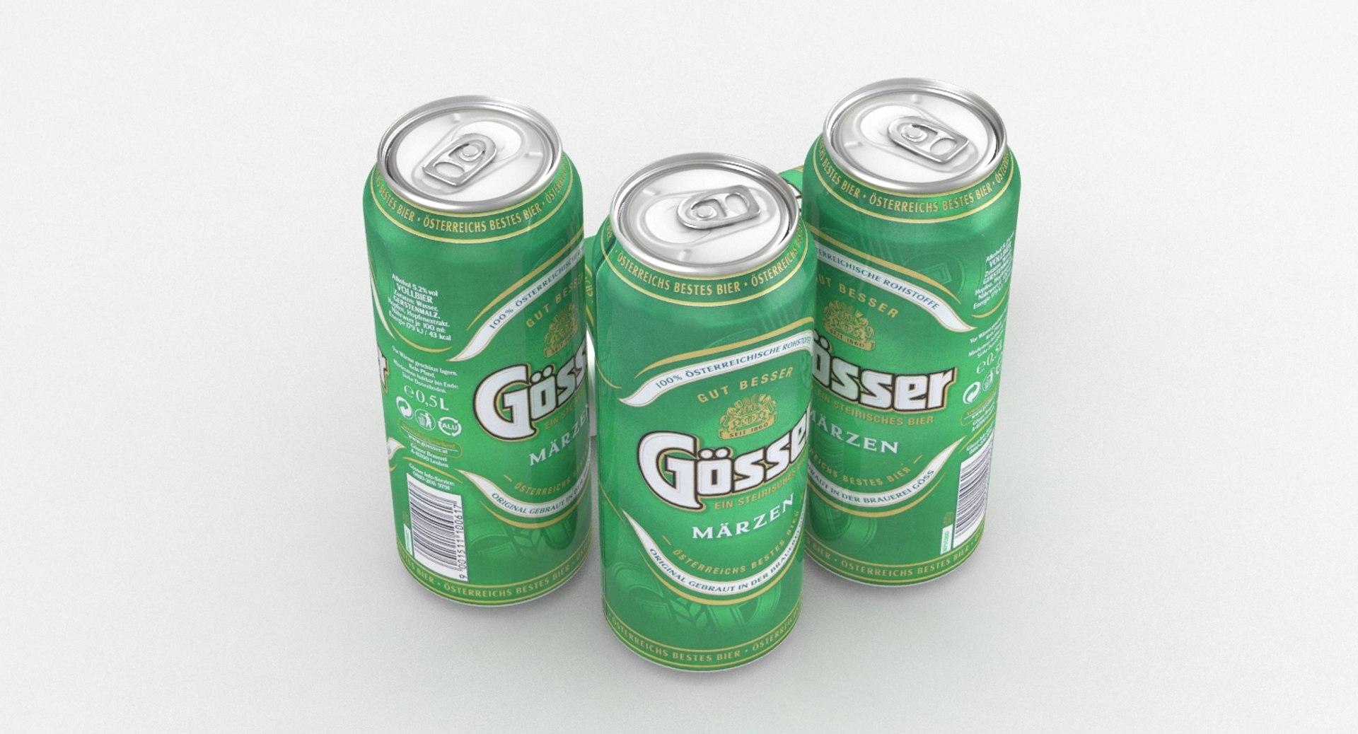 Beer Gosser Marzen 3D Model - TurboSquid 1161349