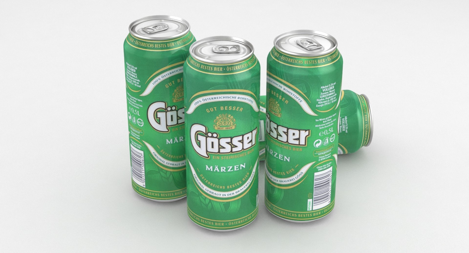 Beer Gosser Marzen 3D Model - TurboSquid 1161349