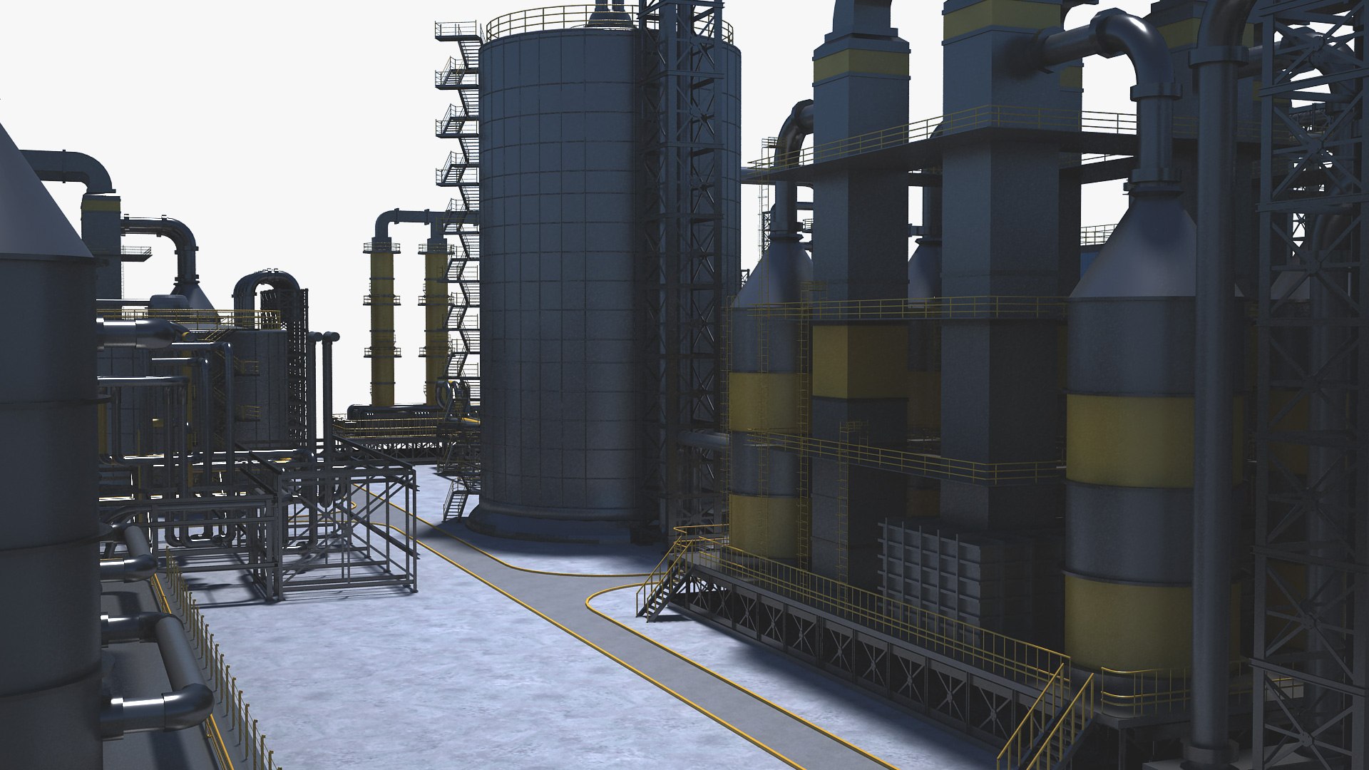 3D Industrial Area 57 Model - TurboSquid 2024550