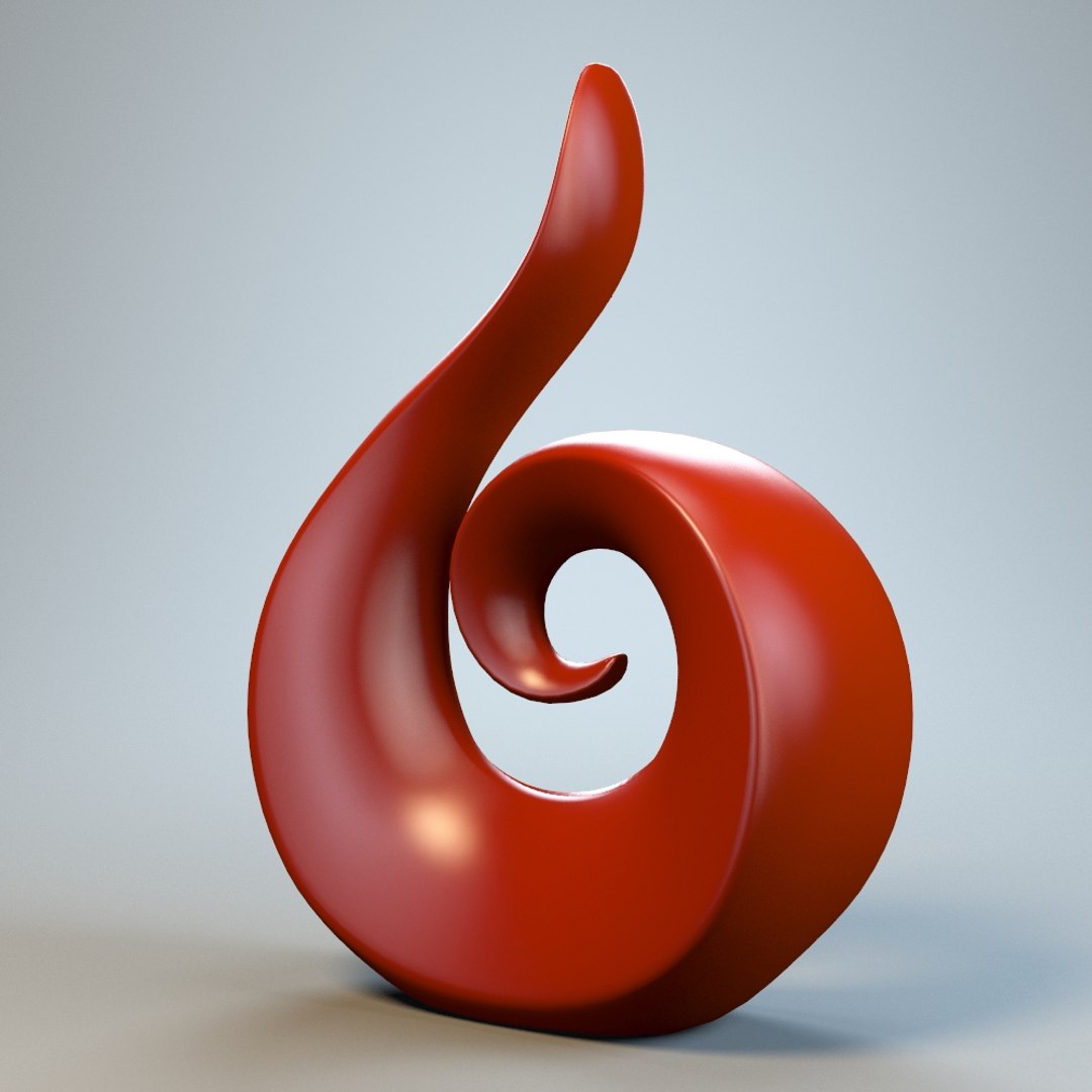 3d abstract figure m037 model