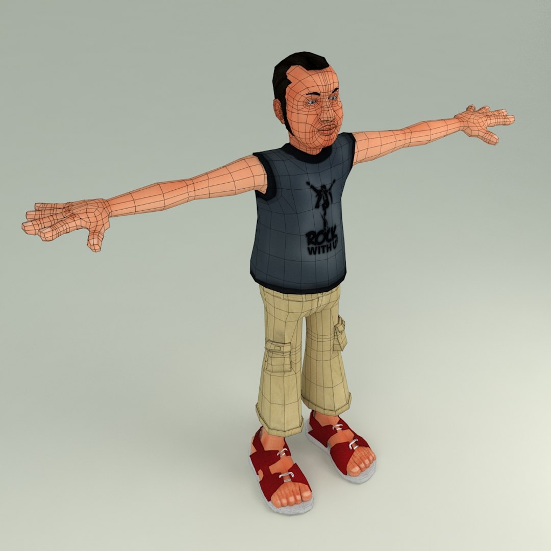 3D 3 Characters Model - TurboSquid 1325635