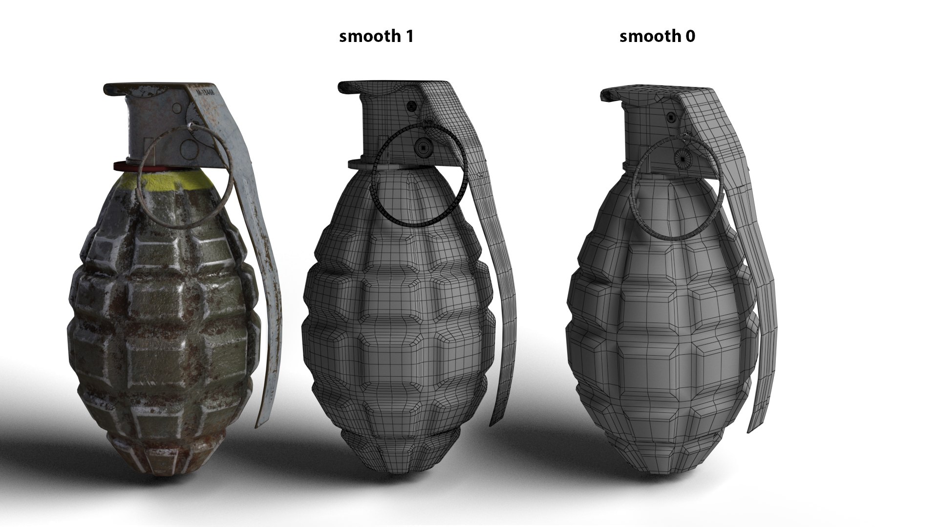 Grenade Army MK 2 Model - TurboSquid 1762003
