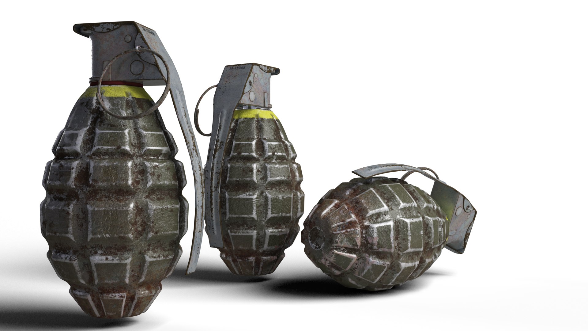 Grenade Army MK 2 Model - TurboSquid 1762003