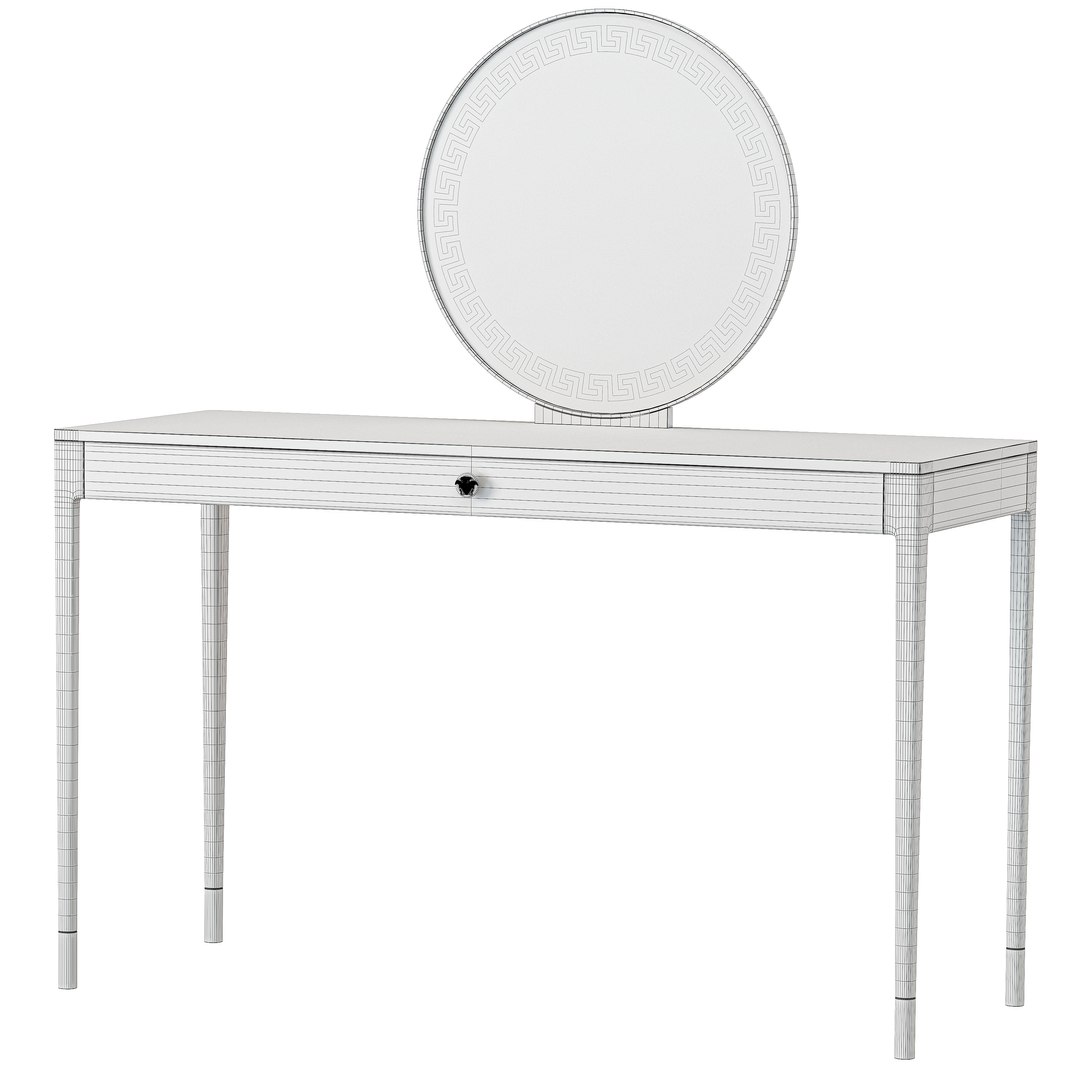 VERSACE HOME Greca Vanity Lady Desk 3D - TurboSquid 2110830