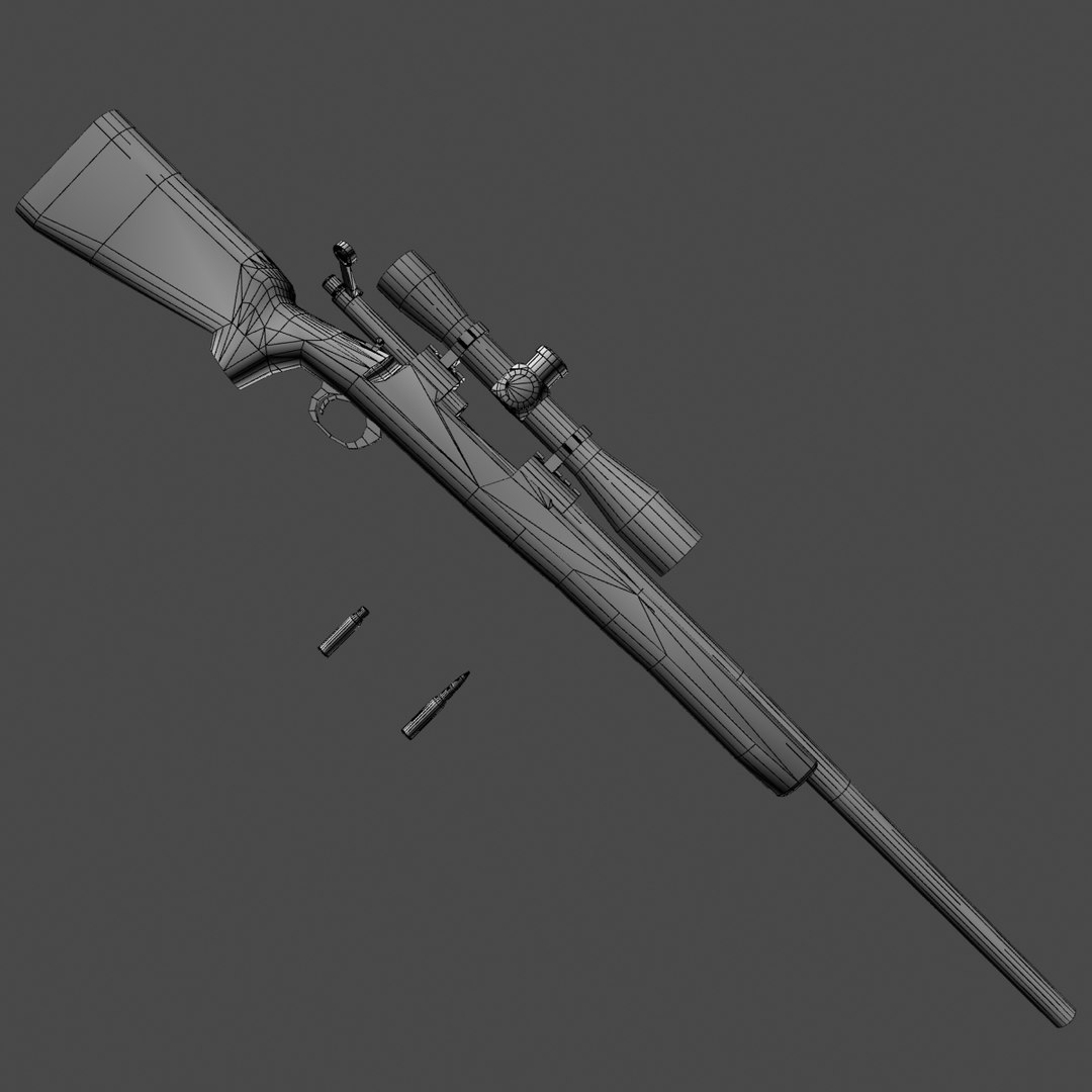 3d Model M24a3 Mark 4