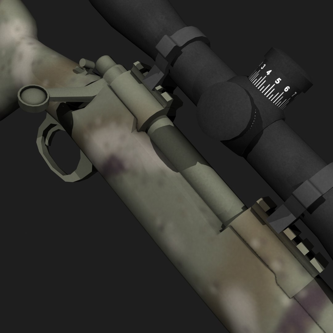 3d Model M24a3 Mark 4