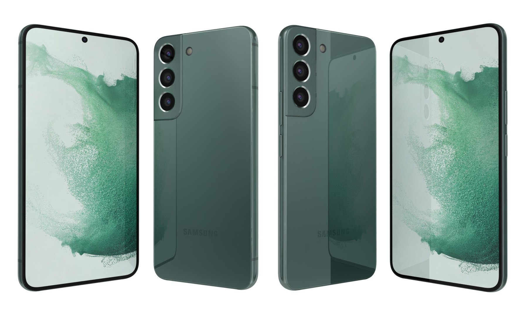 Samsung Galaxy S22 Plus Green Model - TurboSquid 1879272
