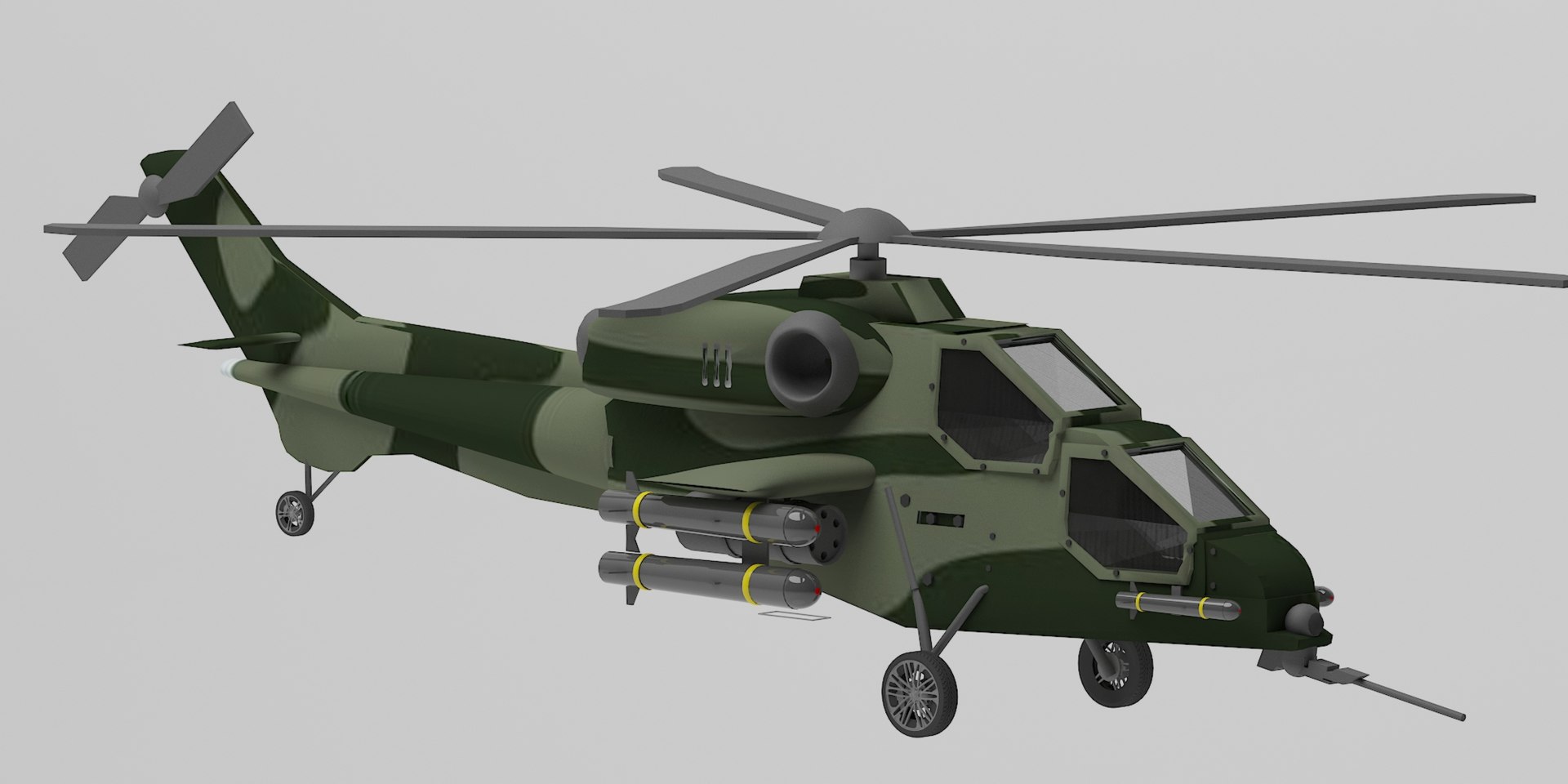T-129 Atak 3D Model - TurboSquid 1645569