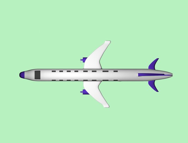 Simple air plane 3D model - TurboSquid 1544795