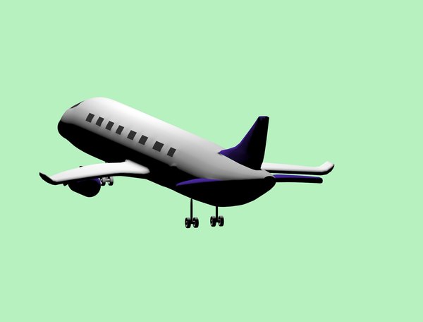 Simple air plane 3D model - TurboSquid 1544795