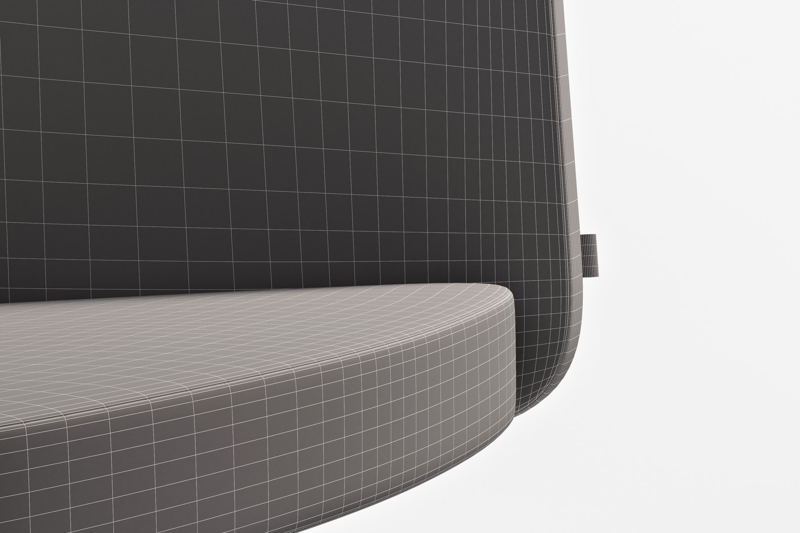 Bene Club Chair With Swivel Base 3D Model - TurboSquid 2189170