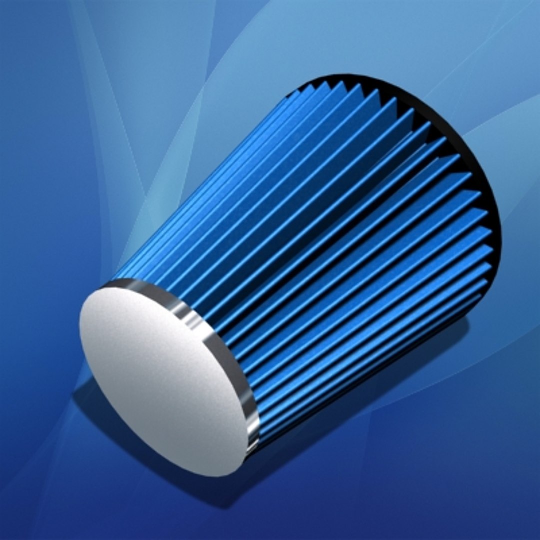 3d Model Car Engine Filter Air