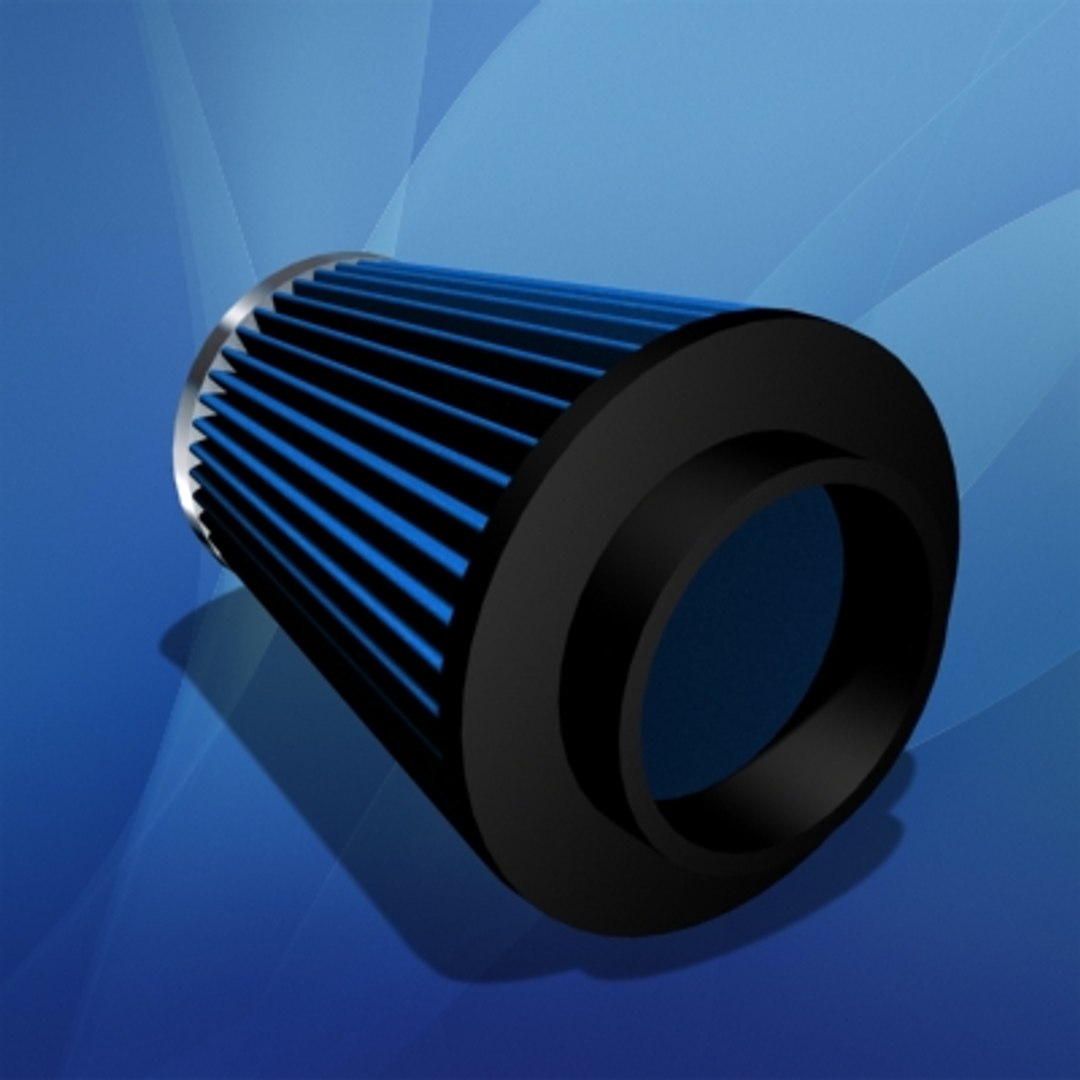 3d Model Car Engine Filter Air