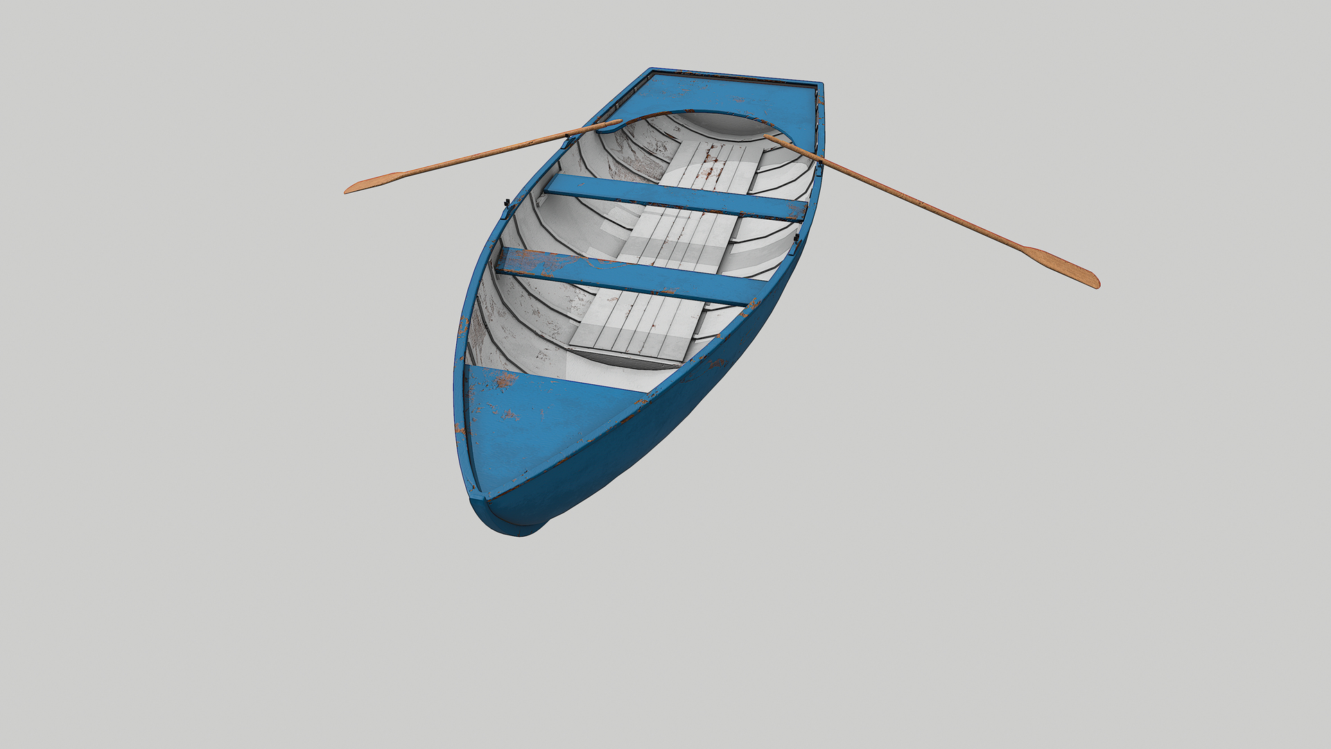 Pbr rowing boat model - TurboSquid 1608118