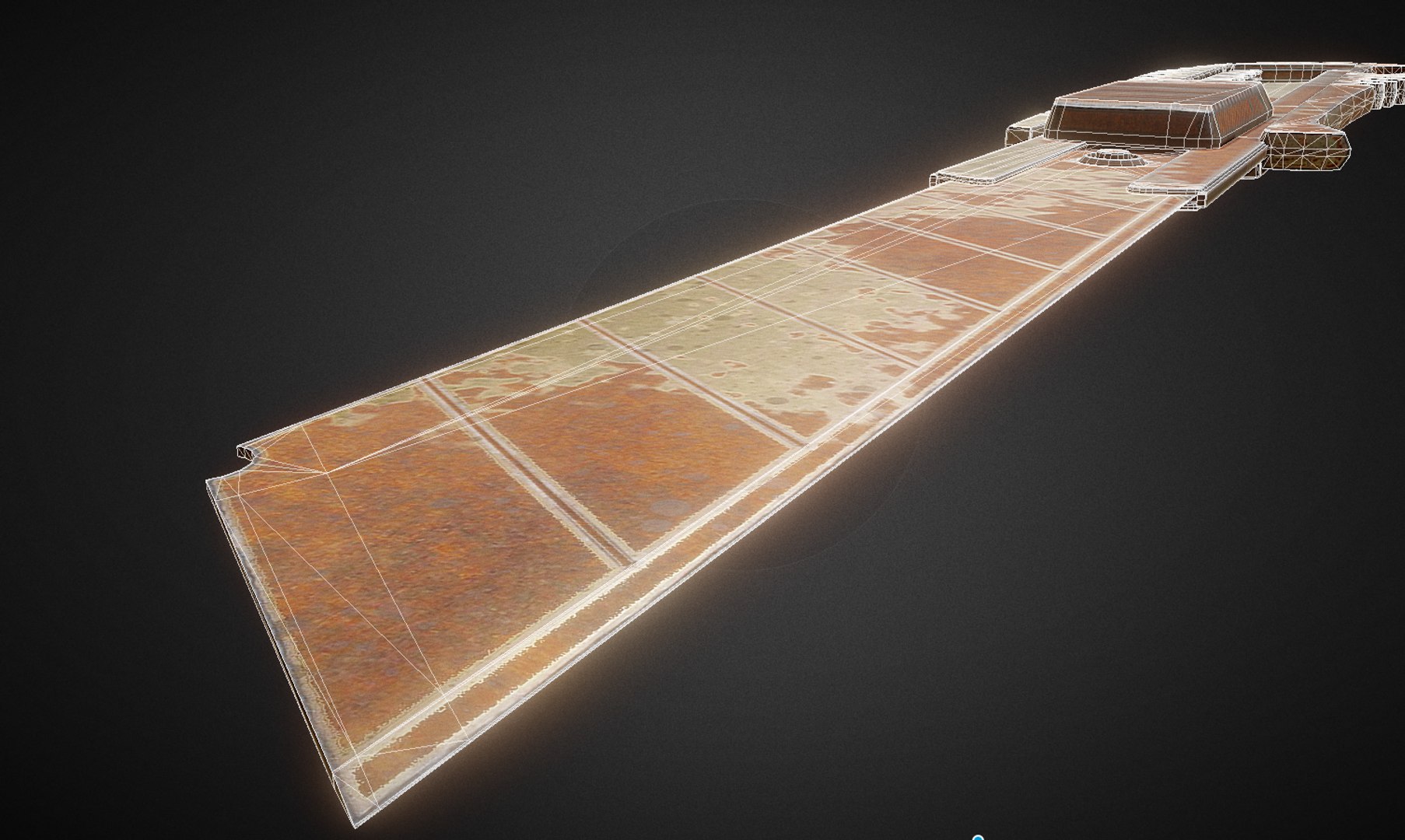 Box Cutter Rusty Version 3d Model