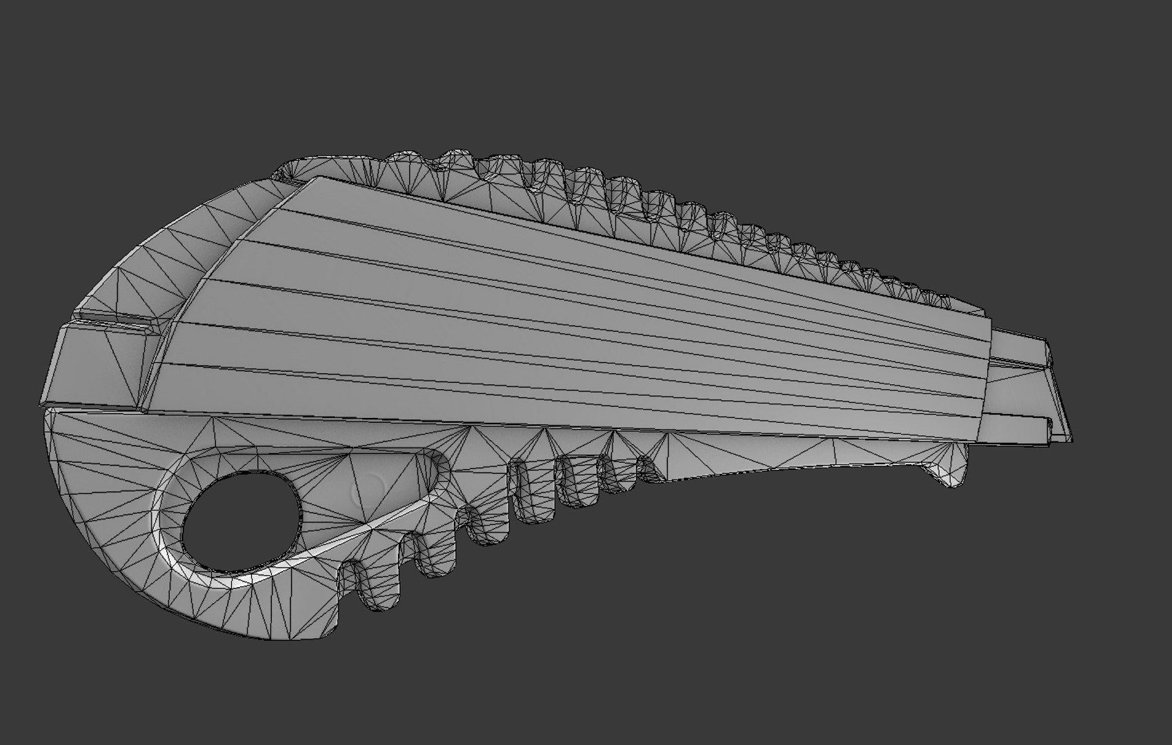 Box Cutter Rusty Version 3d Model