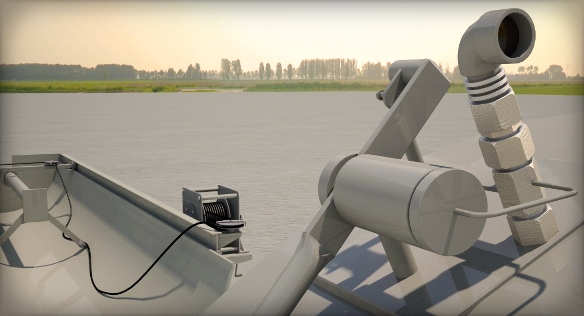 3d Model Pig Launcher Receiver Belonging