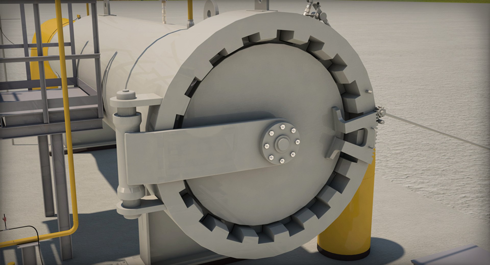 3d Model Pig Launcher Receiver Belonging