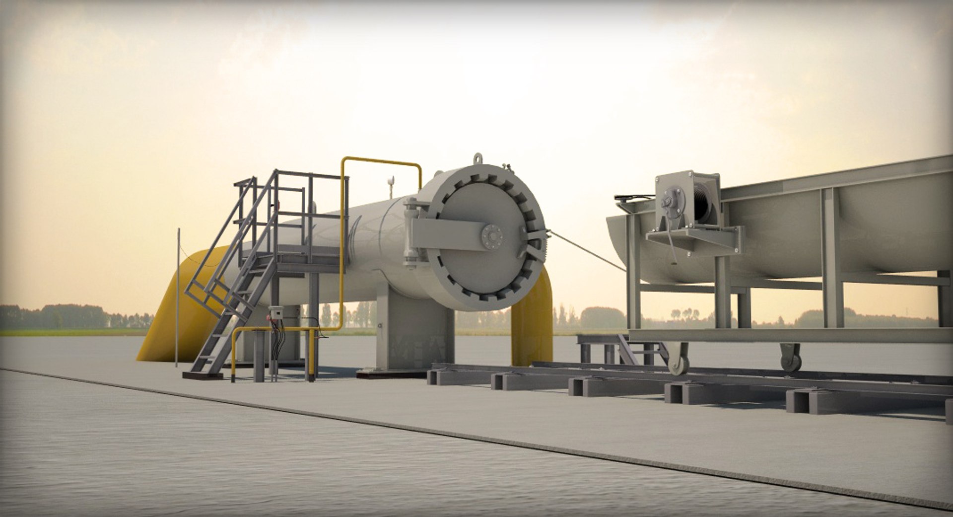 3d Model Pig Launcher Receiver Belonging