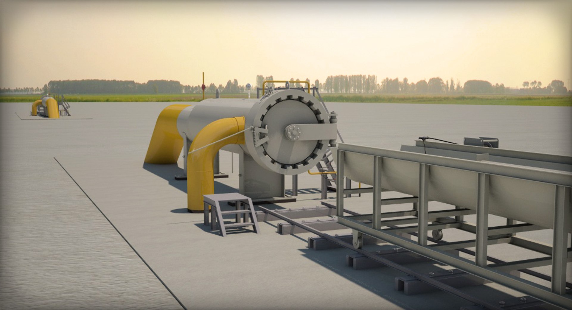 3d Model Pig Launcher Receiver Belonging