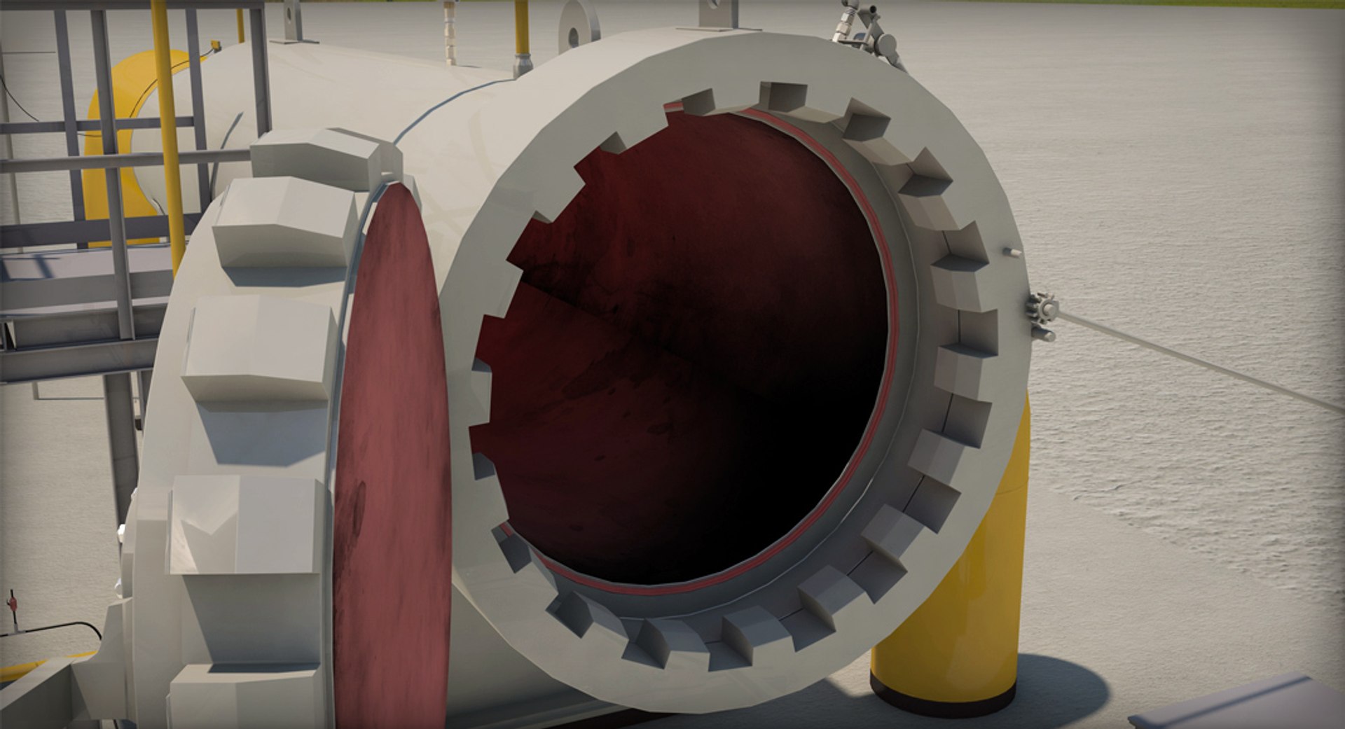 3d Model Pig Launcher Receiver Belonging