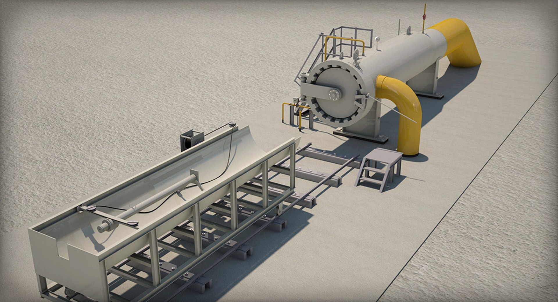 3d Model Pig Launcher Receiver Belonging