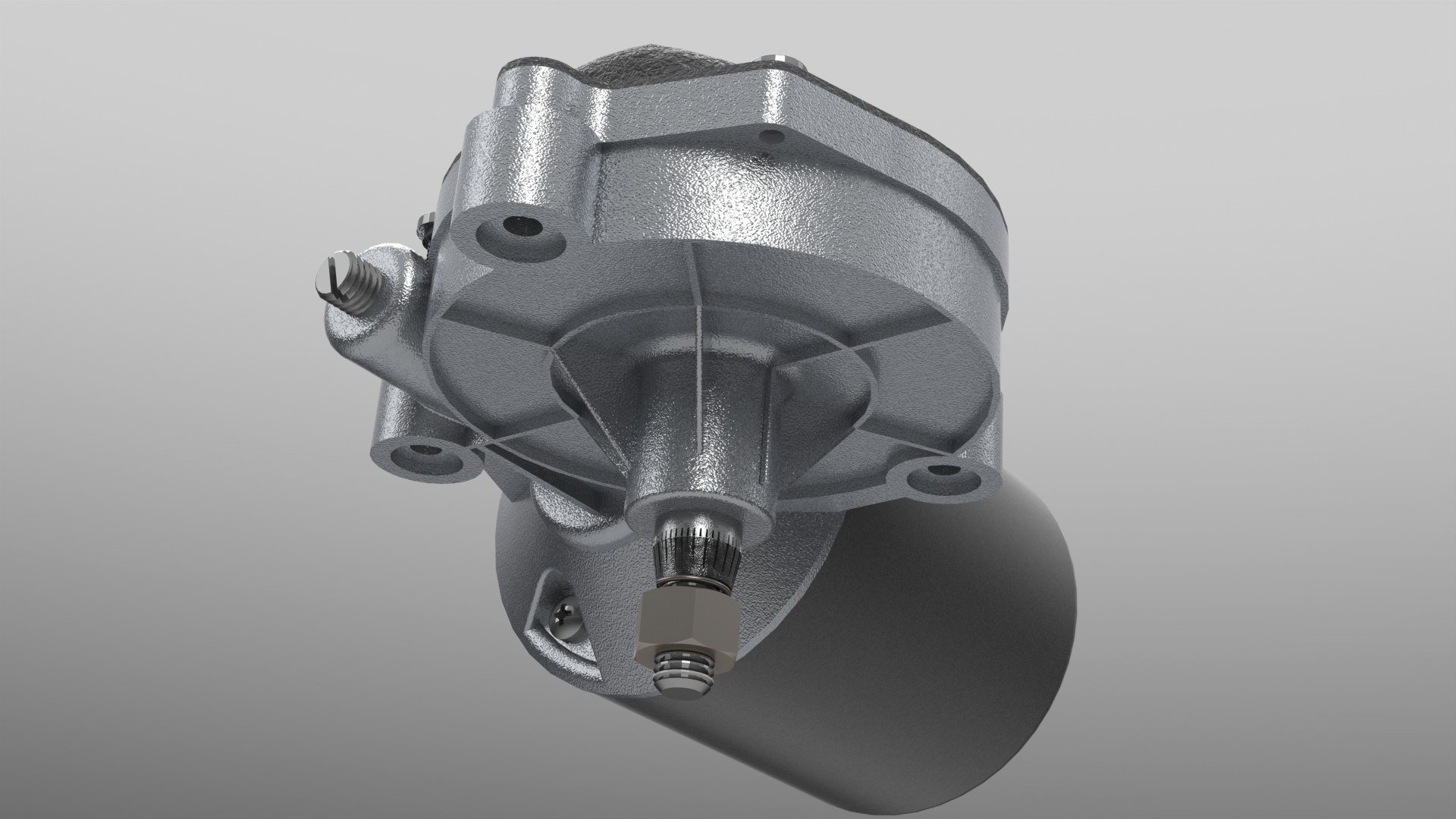 3d Driver Motor Solid