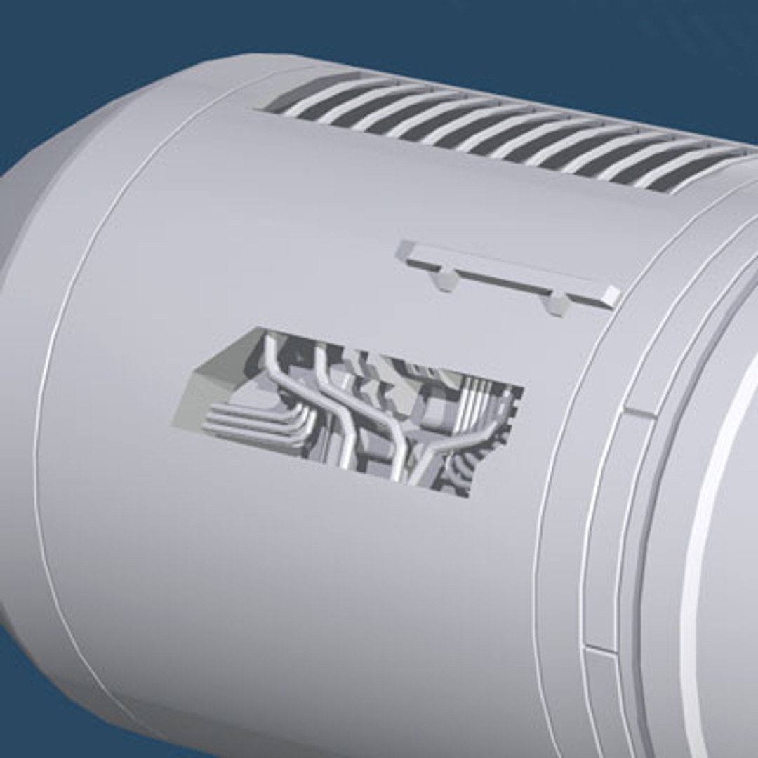 Spaceship Engine 3d 3ds