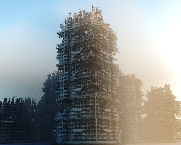 3D city apocalypse model - TurboSquid 1420535