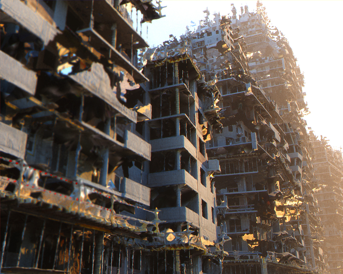 3D city apocalypse model - TurboSquid 1420535