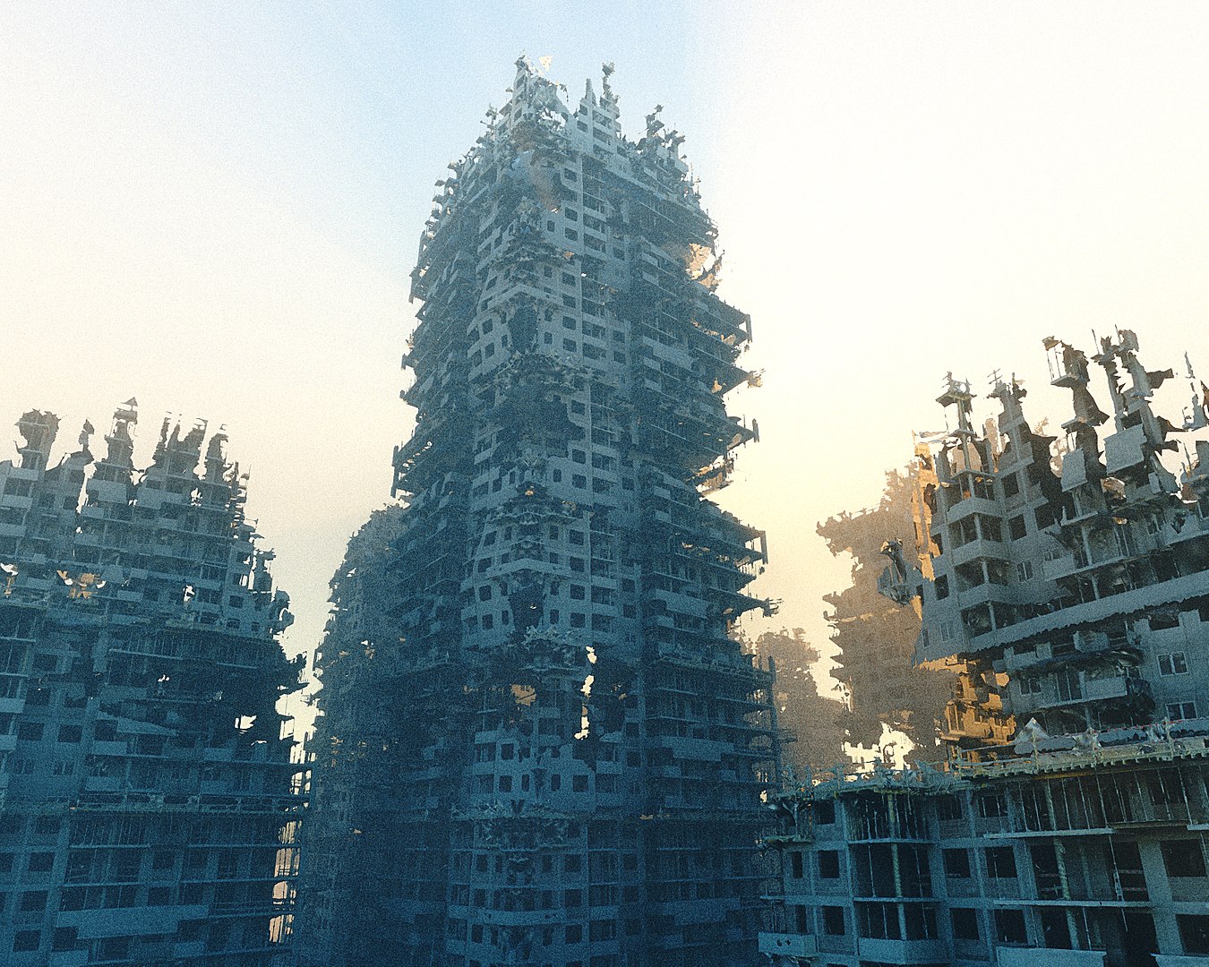 3D City Apocalypse Model - TurboSquid 1420535