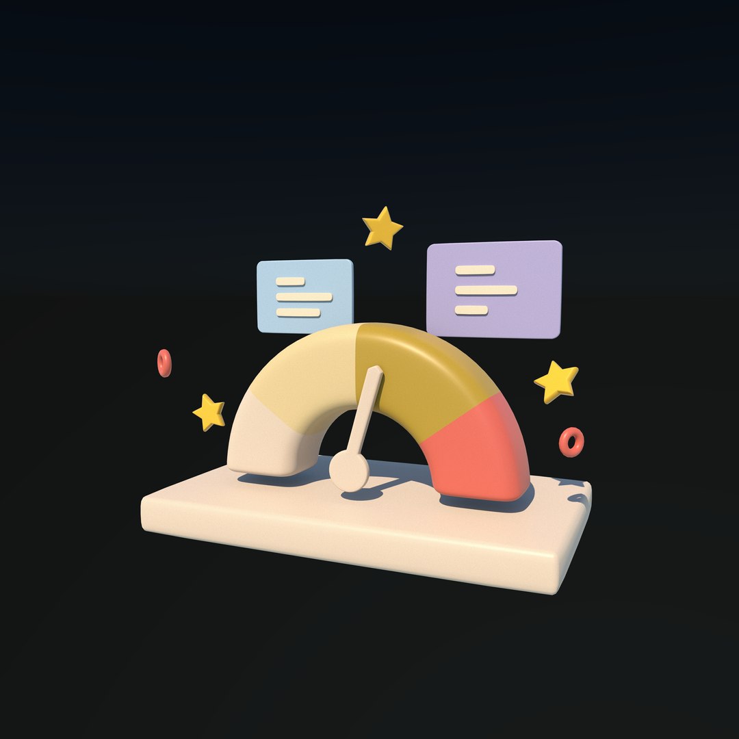 Arrow Point Speedometer 3D Model 3D - TurboSquid 2333157