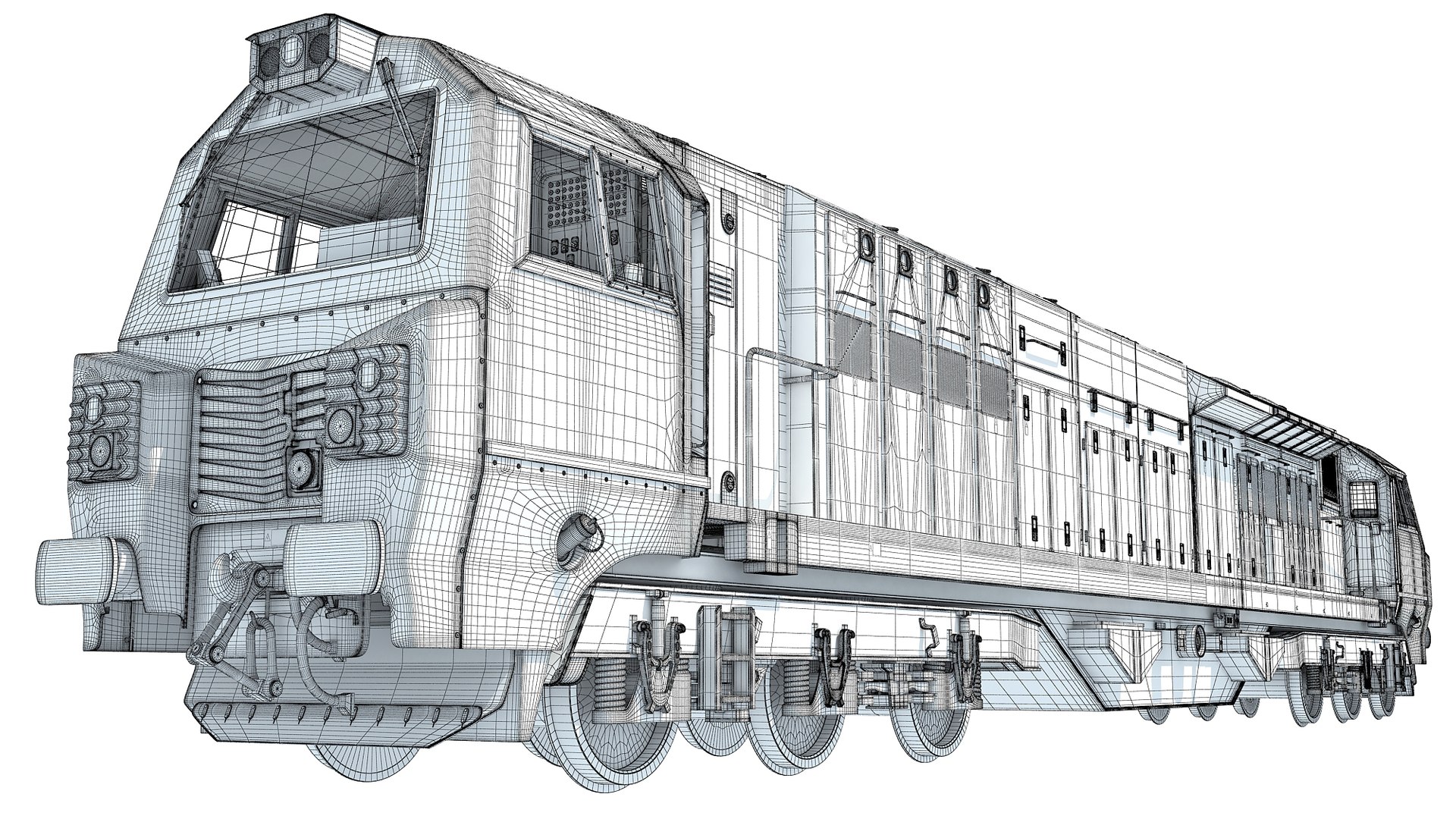 3D british rail class 70 - TurboSquid 1510452