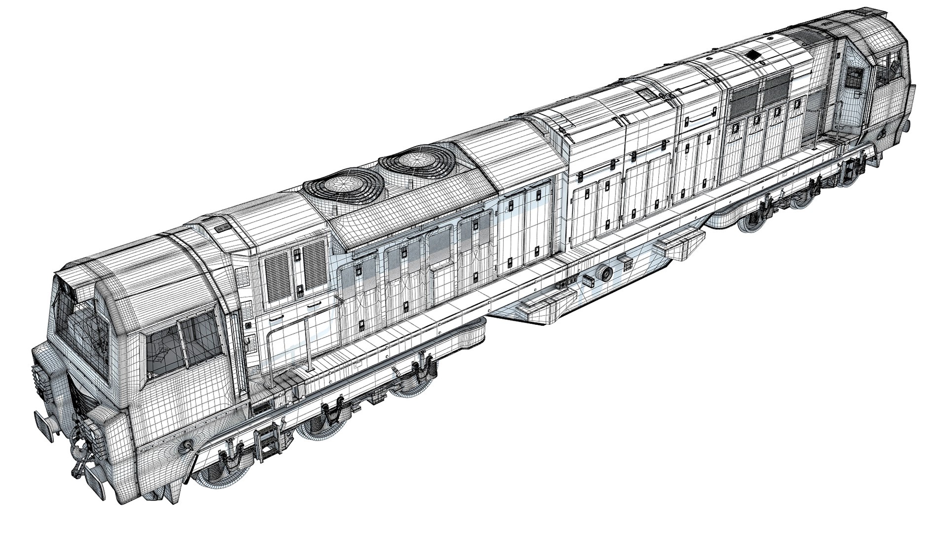 3D british rail class 70 - TurboSquid 1510452