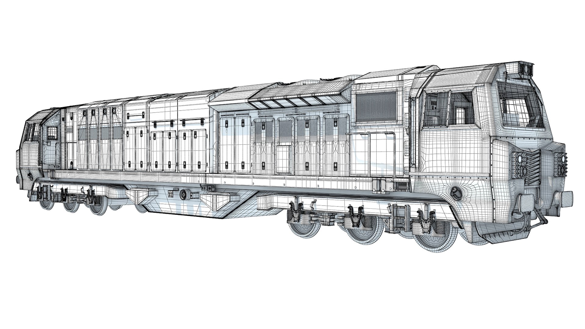 3D british rail class 70 - TurboSquid 1510452