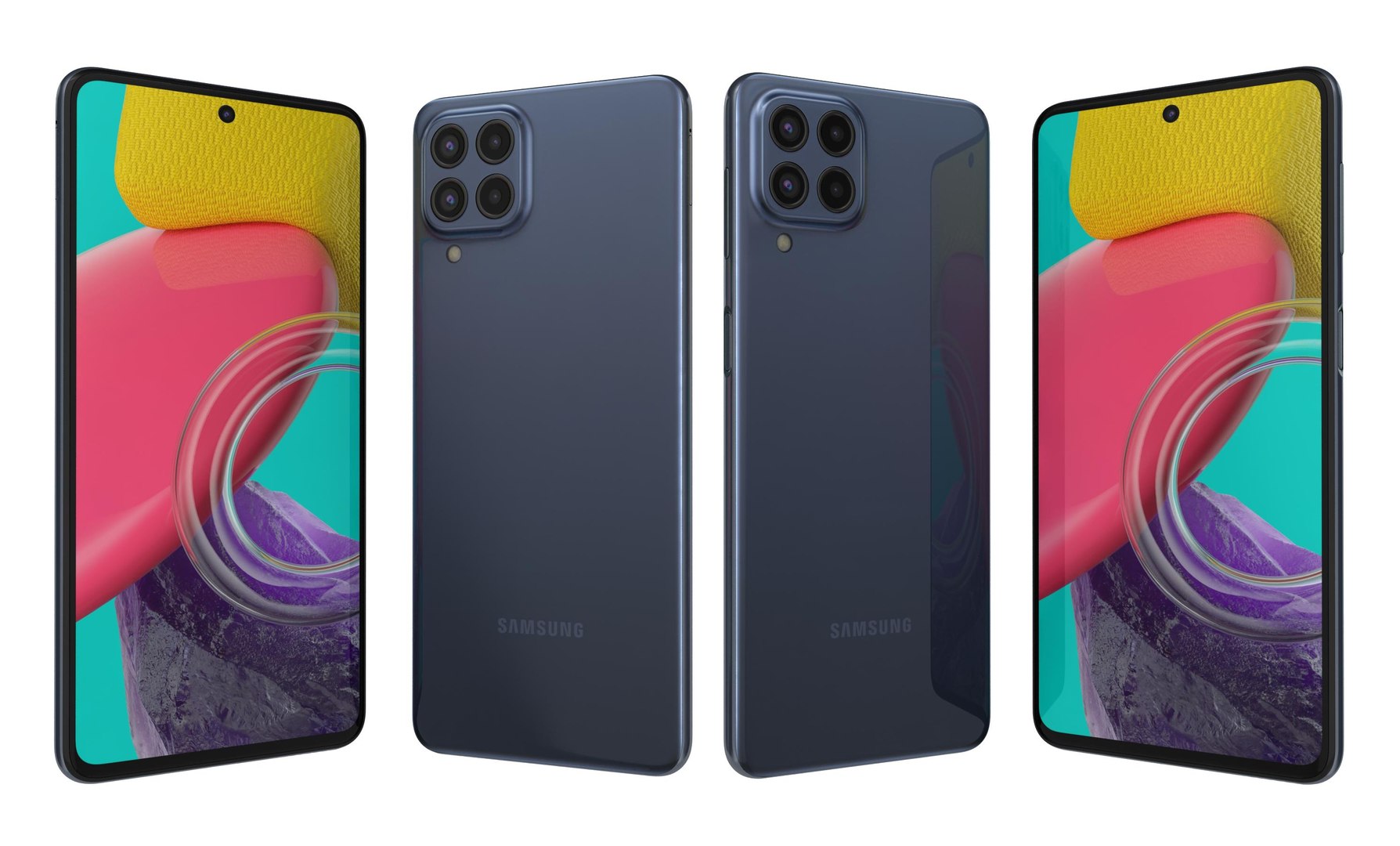 3D Samsung Galaxy M53 Blue - TurboSquid 1892044
