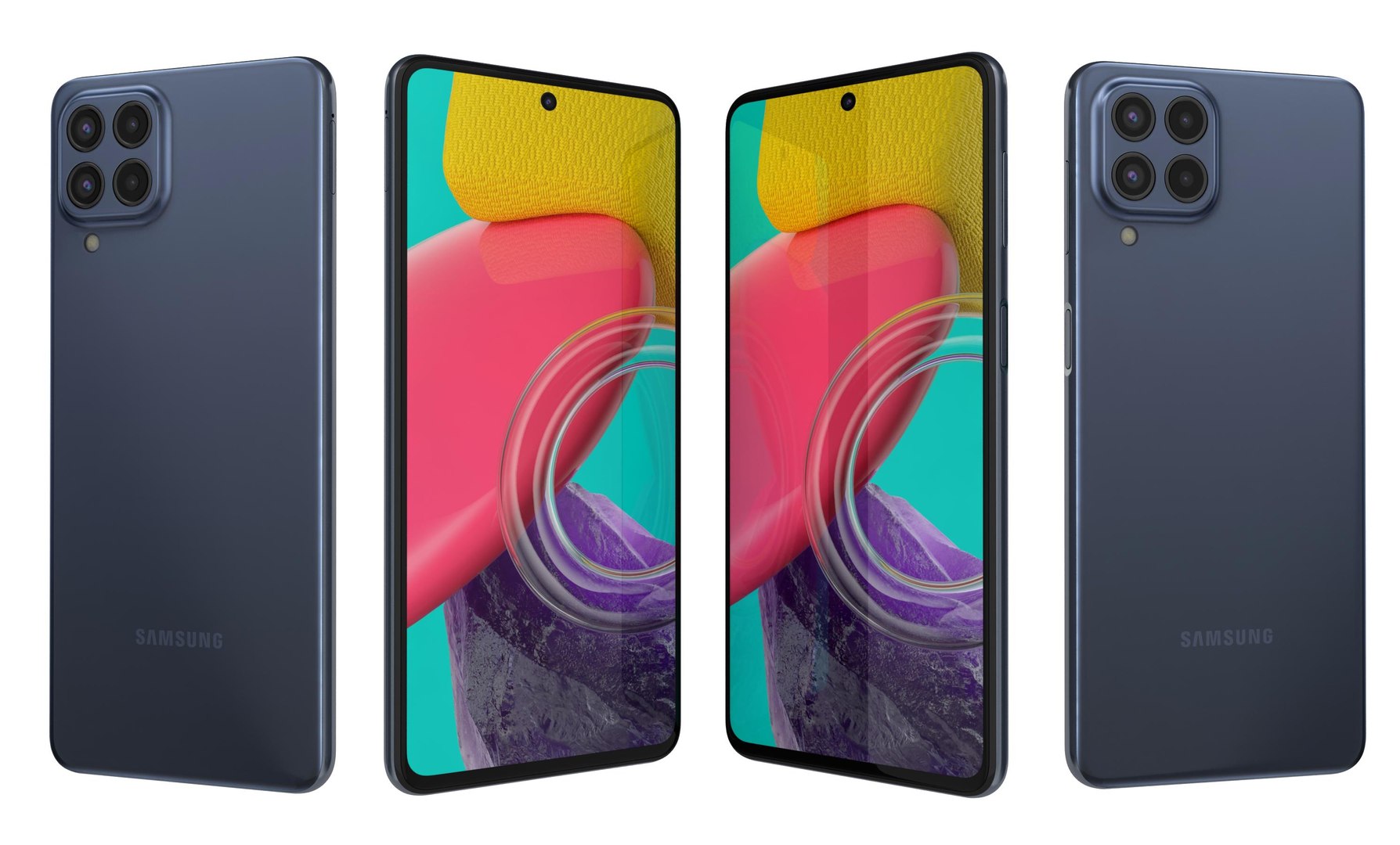 3D Samsung Galaxy M53 Blue - TurboSquid 1892044