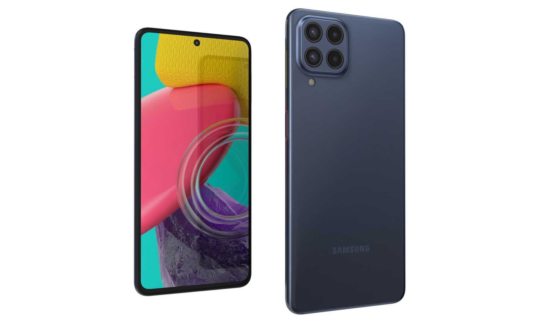 3D Samsung Galaxy M53 Blue - TurboSquid 1892044