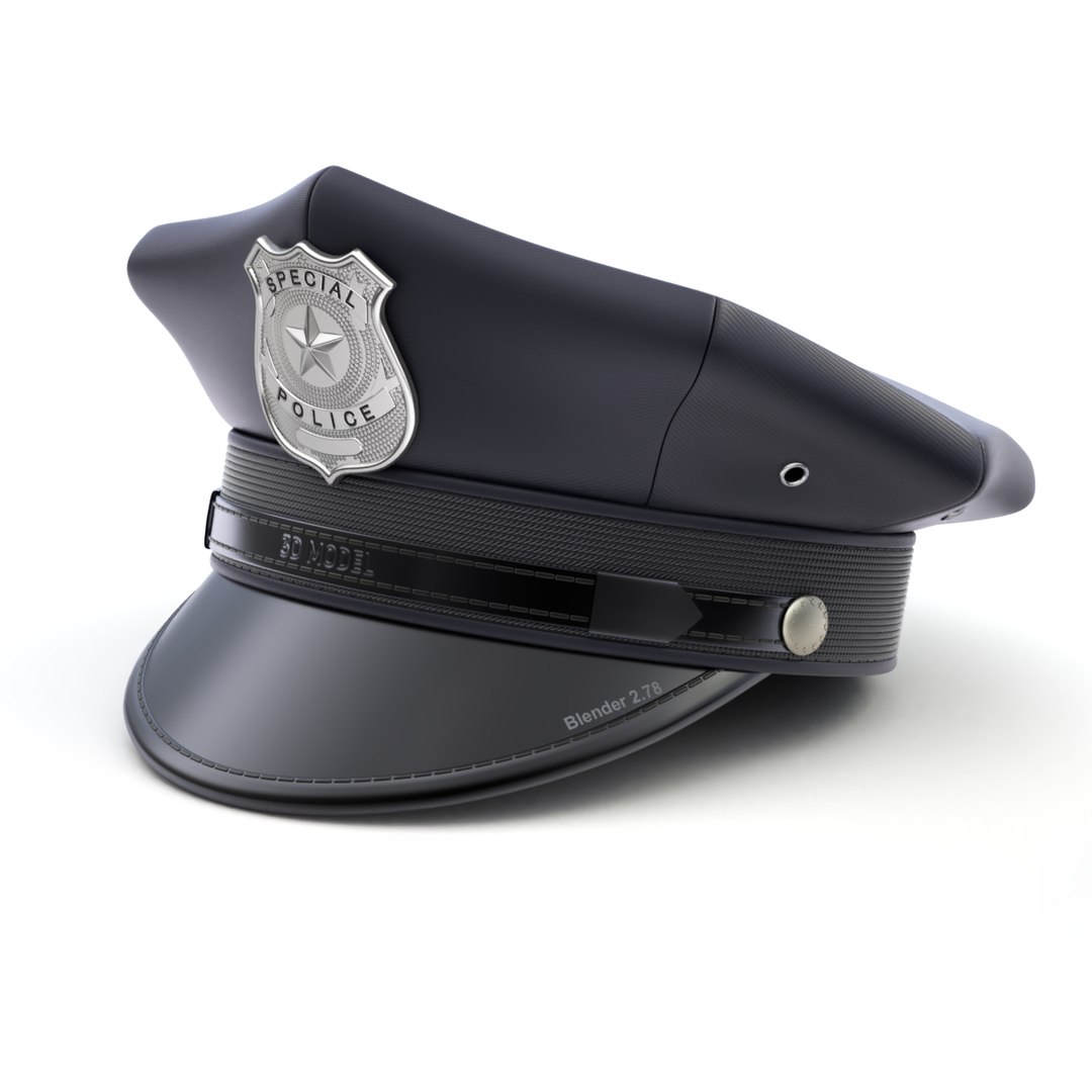 Cap Police 3D Model - TurboSquid 1461154