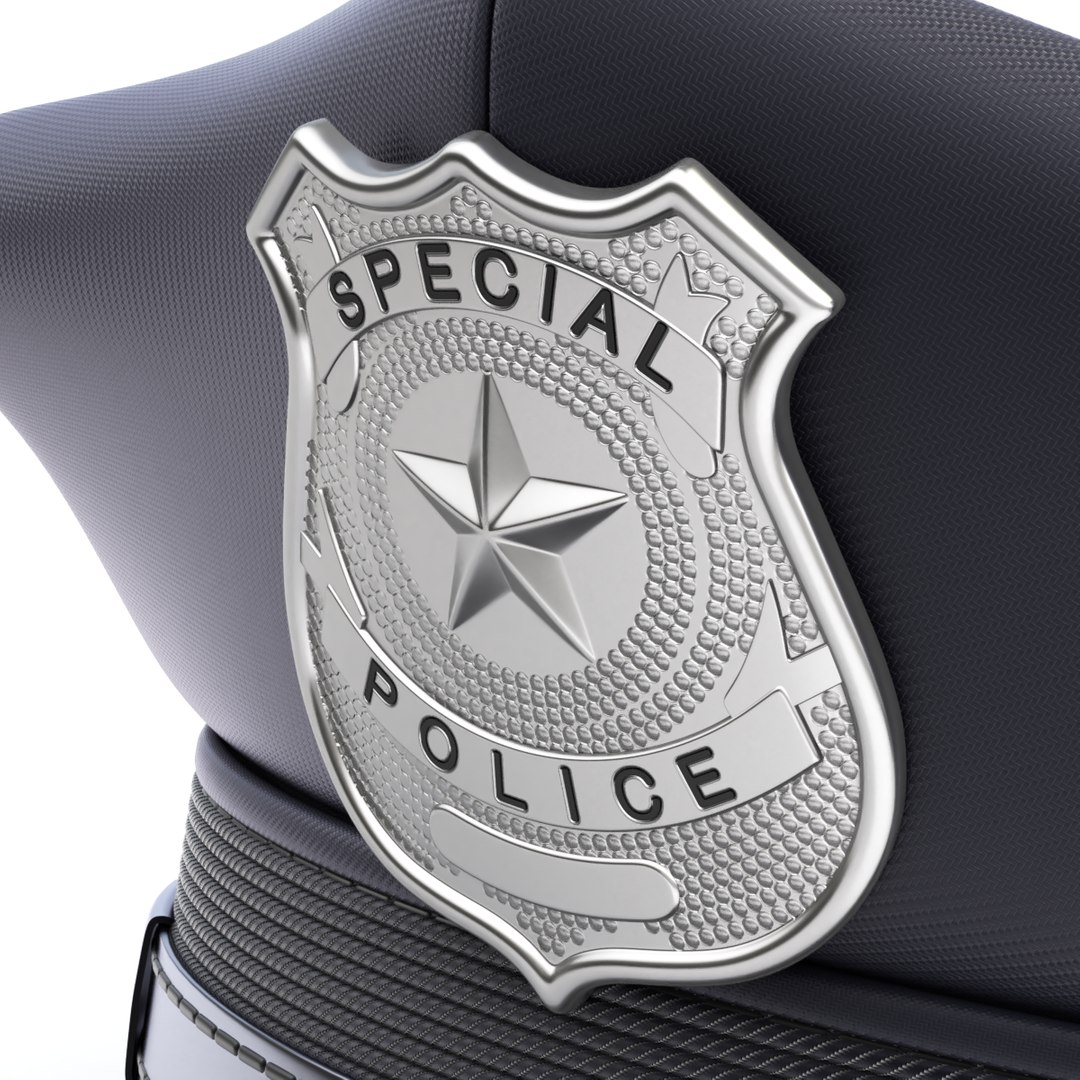 Cap Police 3D Model - TurboSquid 1461154