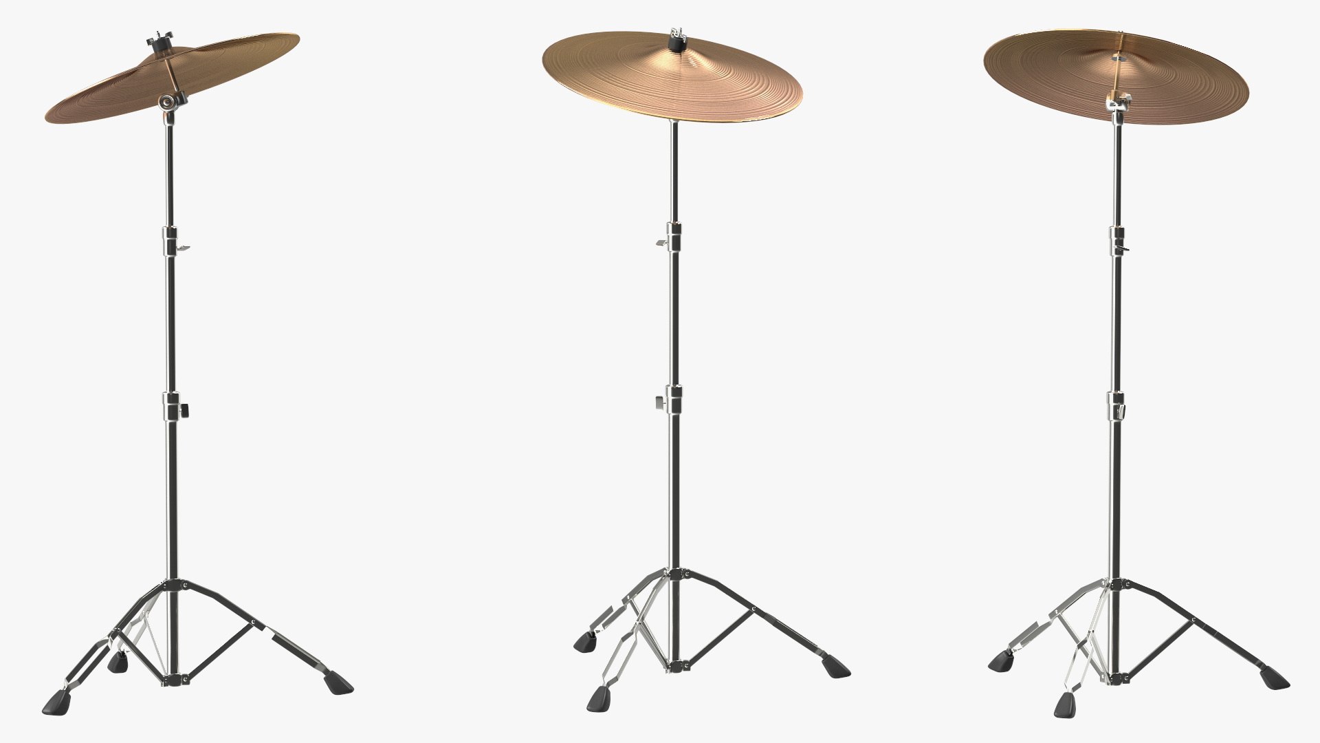 3D Model Crash Cymbal With Stand - TurboSquid 2179950