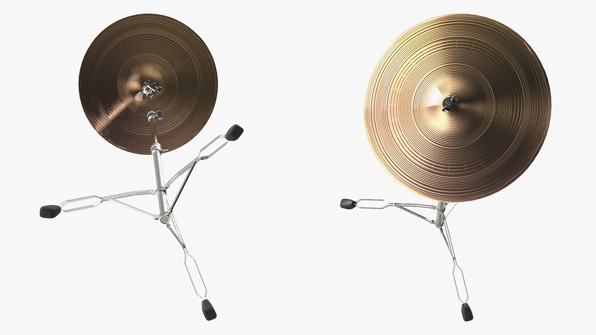 3D Model Crash Cymbal With Stand - TurboSquid 2179950