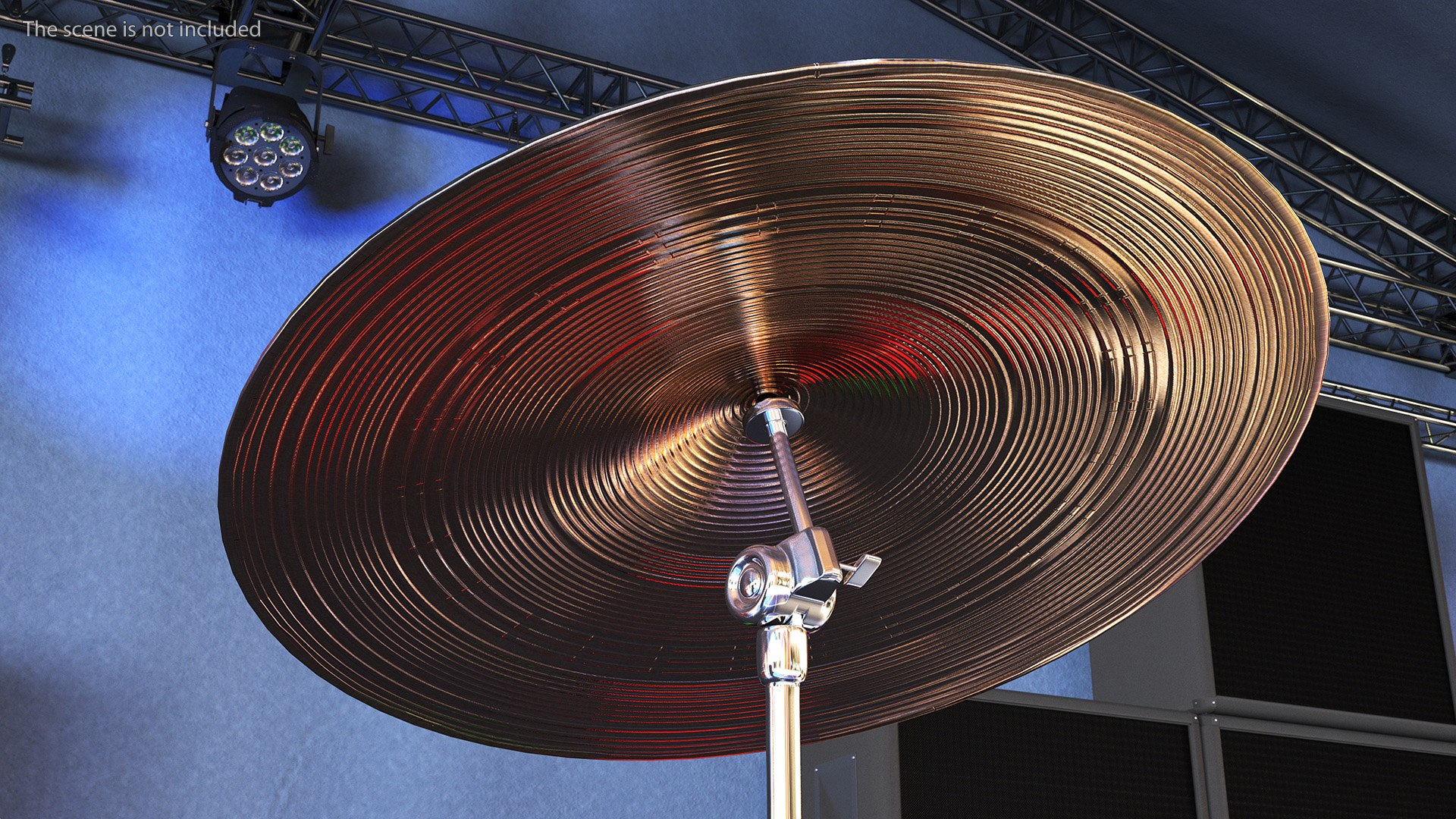 3D Model Crash Cymbal With Stand - TurboSquid 2179950
