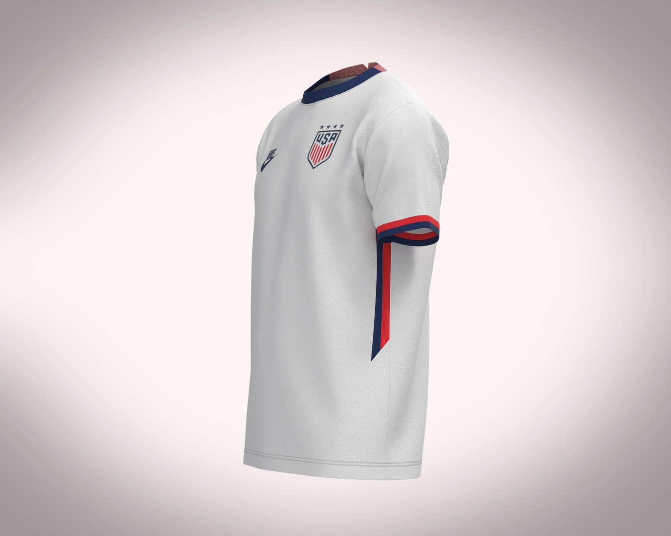 Nike U S 2020 Stadium Home 4-Star 3D model - TurboSquid 1944381