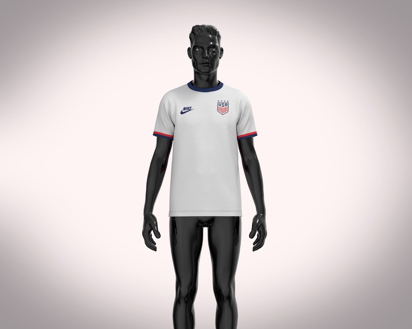 Nike U S 2020 Stadium Home 4-Star 3D model - TurboSquid 1944381