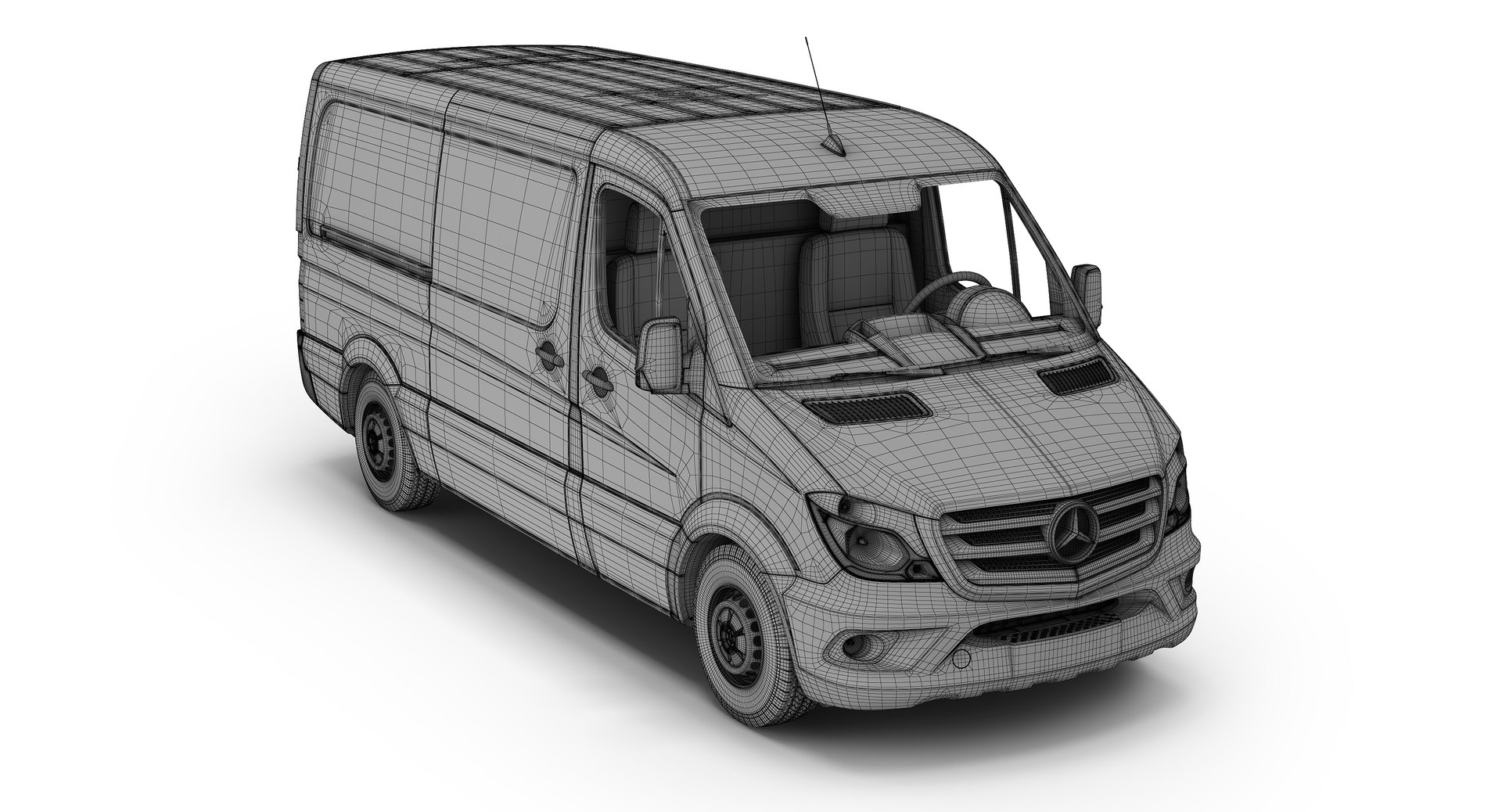3D Model Mercedes-benz Sprinter - TurboSquid 1405954