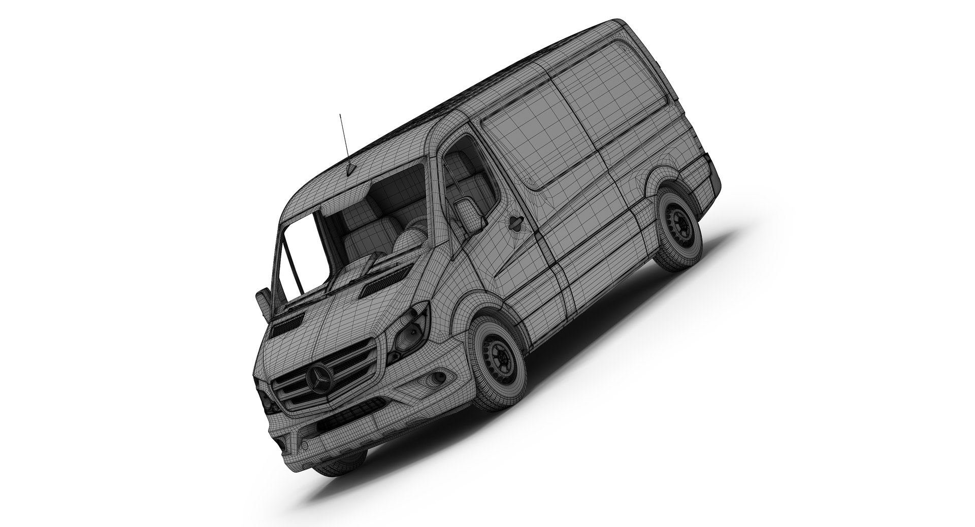 3D Model Mercedes-benz Sprinter - TurboSquid 1405954